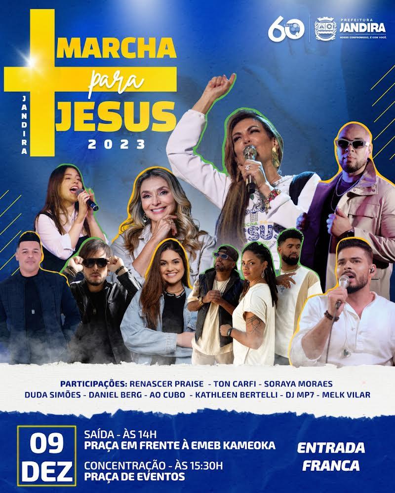 Marcha para Jesus de Jandira: confira os artistas que vão participar ...